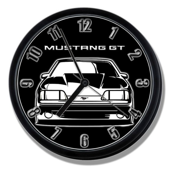 Clock | Wall Decor | Ford Mustang Gt Foxbody Black Art Clock New | Poshmark